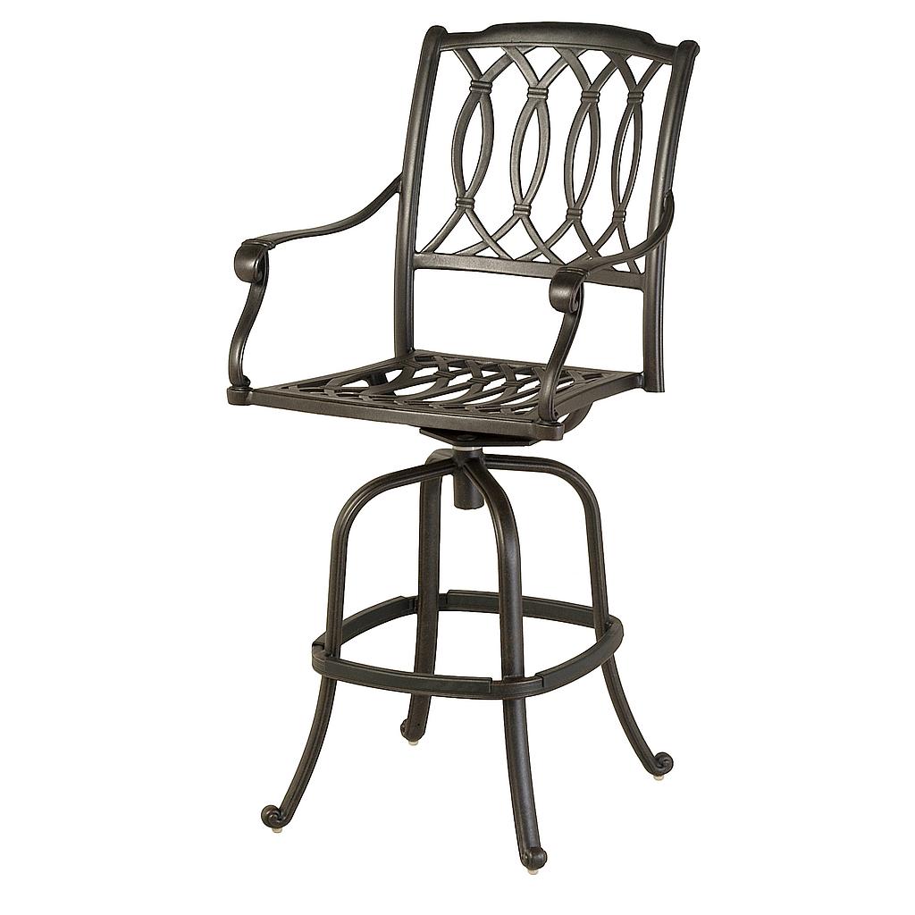 Outdoor Swivel Bar Stool – Mayfair | Hanamint Patio Furniture