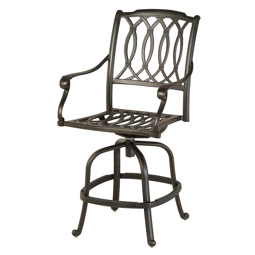 Outdoor Swivel Counter Stool – Mayfair | Hanamint Patio Furniture