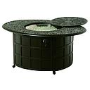 Round Outdoor Gas Fire Pit Table – Tuscany | Patio Furniture